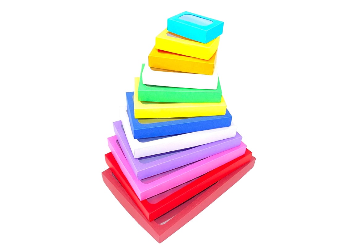 Rectangular Display Boxes Template 12 Different Sizes in One - Etsy