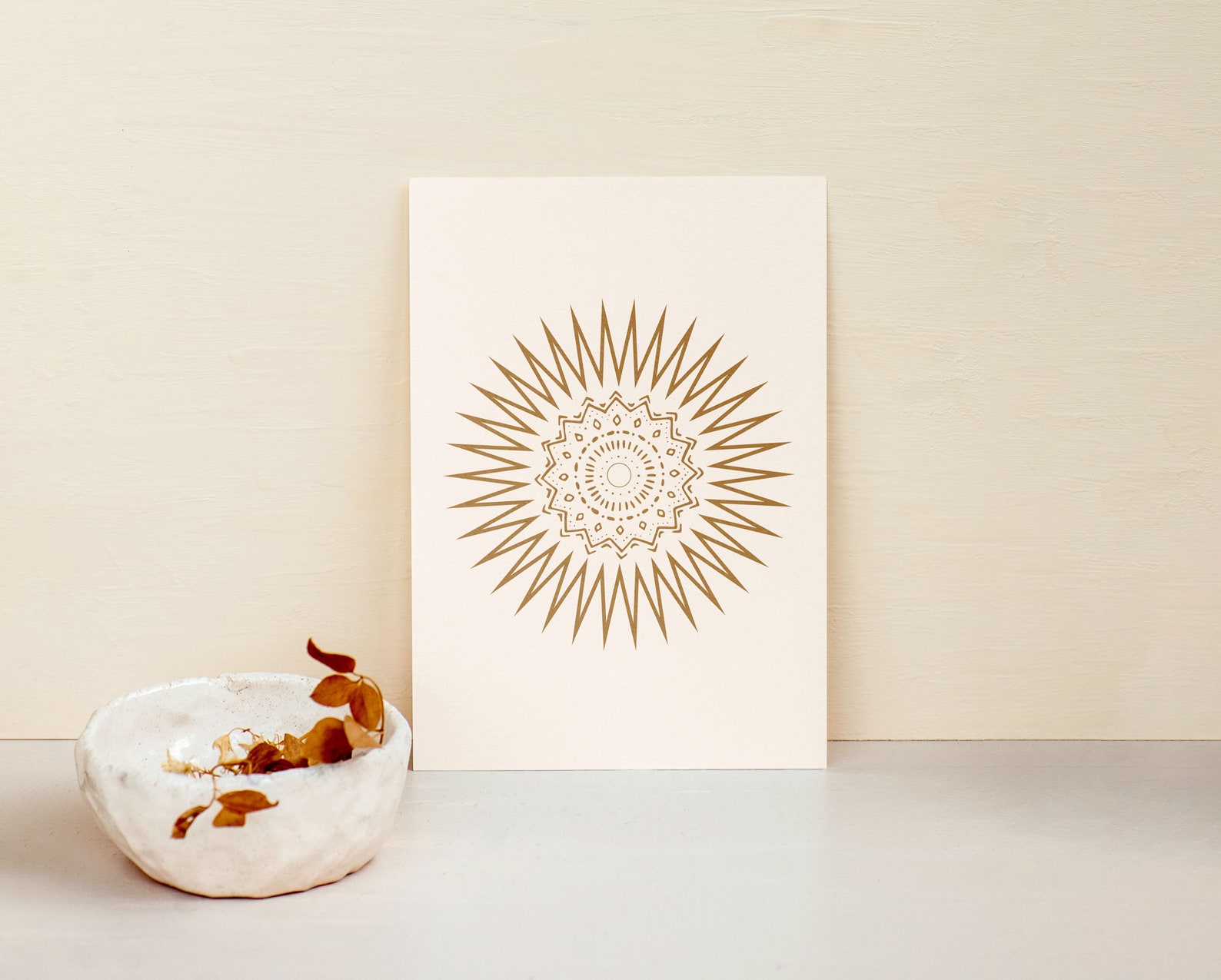 Mandala Sun Design Clipart SVG Celestial Sun Crystal Vector - Etsy