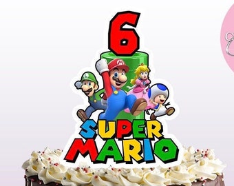 Nintendo Cake Topper - Etsy UK