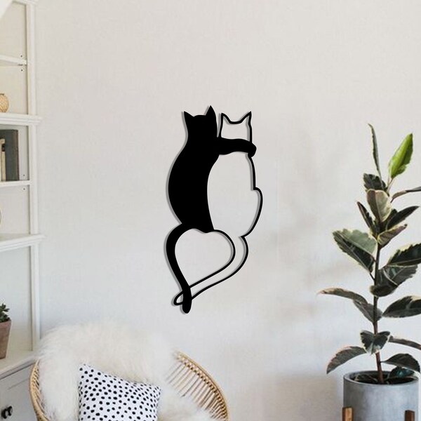 Modern Cat Art - Etsy