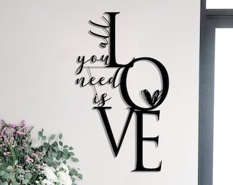 Love Metal Sign - Etsy