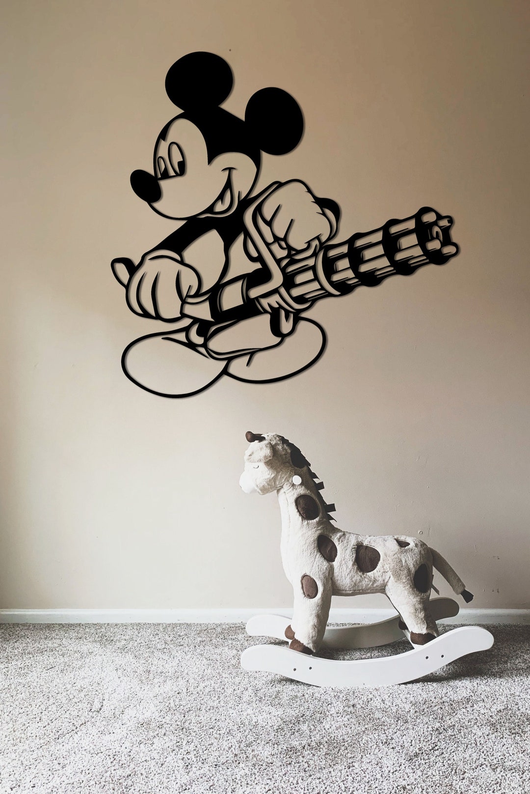 Mickey Mouse Metal Wall Decor Metal Wall Art, Metal Artwork Wall ...