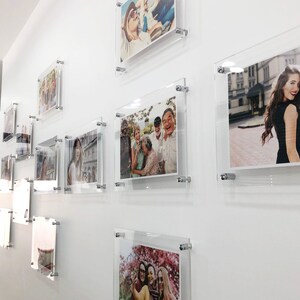 Custom Acrylic Floating Frame: Double Glass Photo Gallery Wall Art - Etsy
