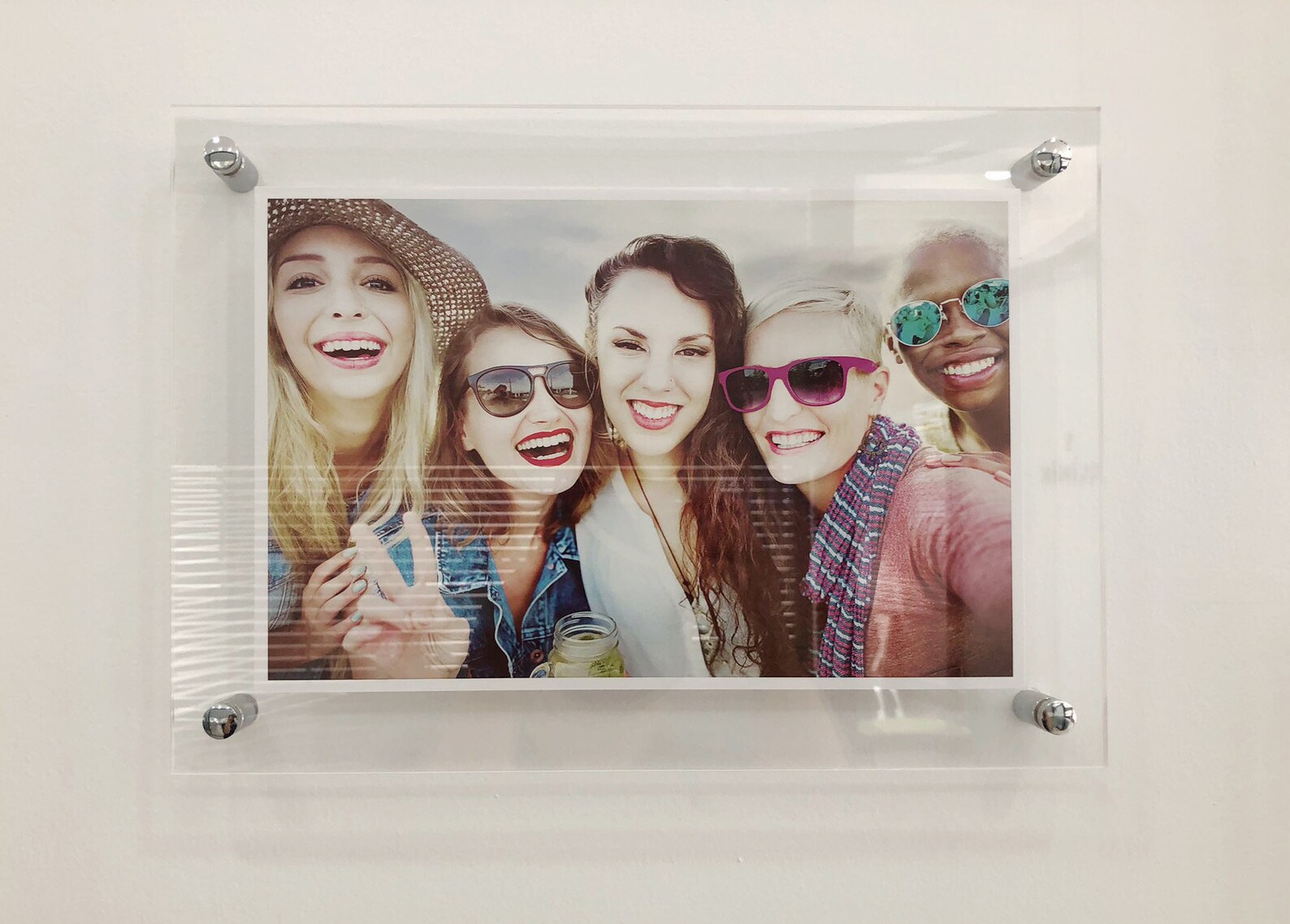 Custom Acrylic Floating Frame: Double Glass Photo Gallery Wall Art - Etsy