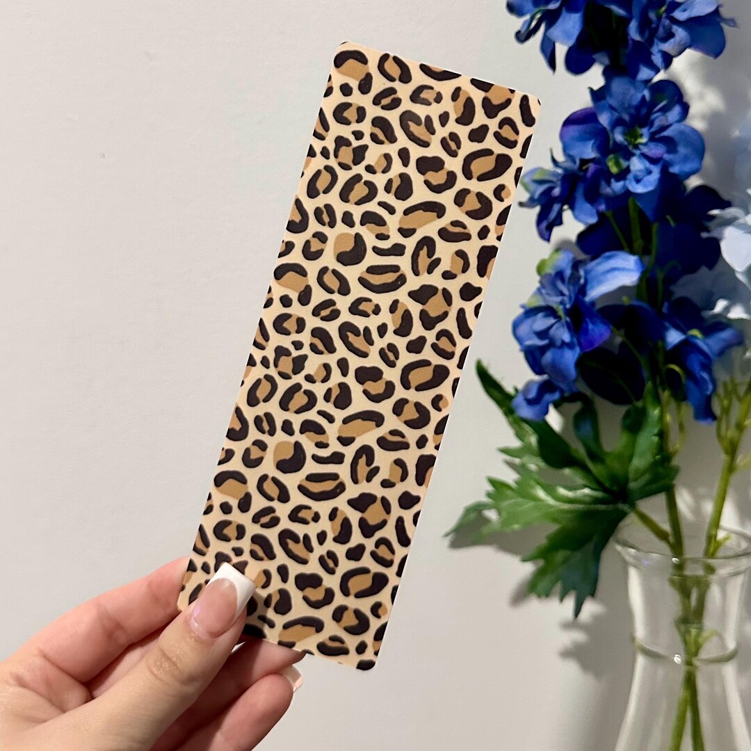 Leopard Laminated Bookmarks | Cute Bookmark | Animal Print Bookmarks ...