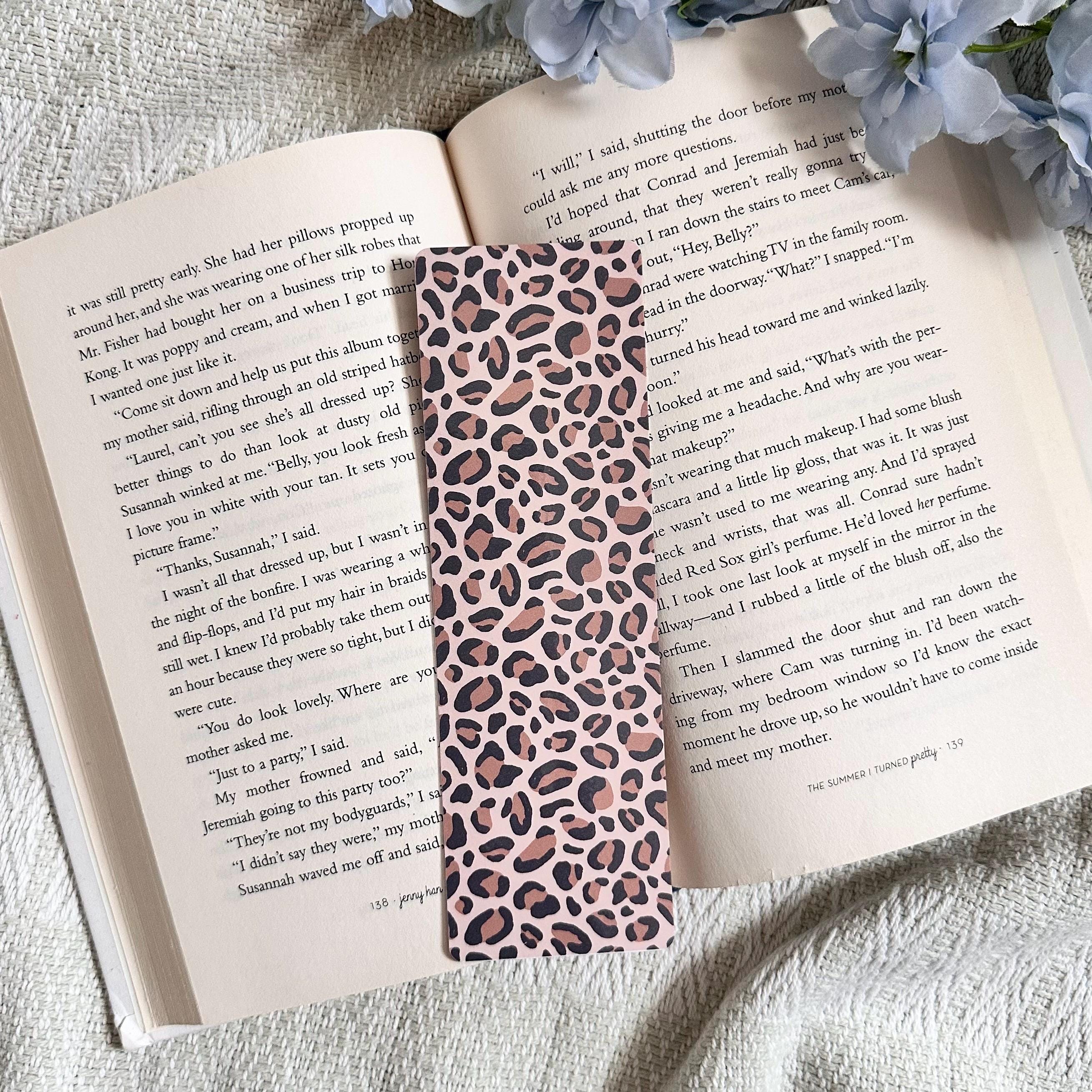 Leopard Laminated Bookmarks | Cute Bookmark | Animal Print Bookmarks ...