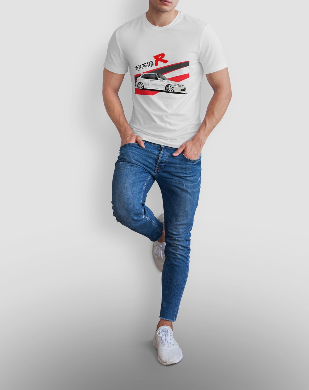 Honda Civic Type R T-shirt Modern Design - Etsy