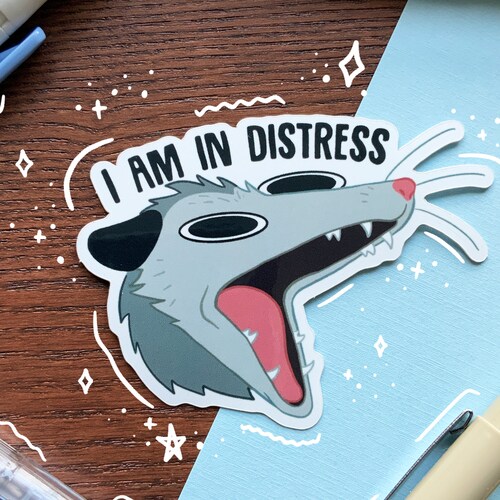 Opossum Vinyl Sticker Packs - Etsy