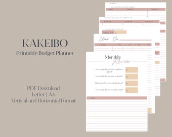 Kakeibo Budget Planner - Etsy