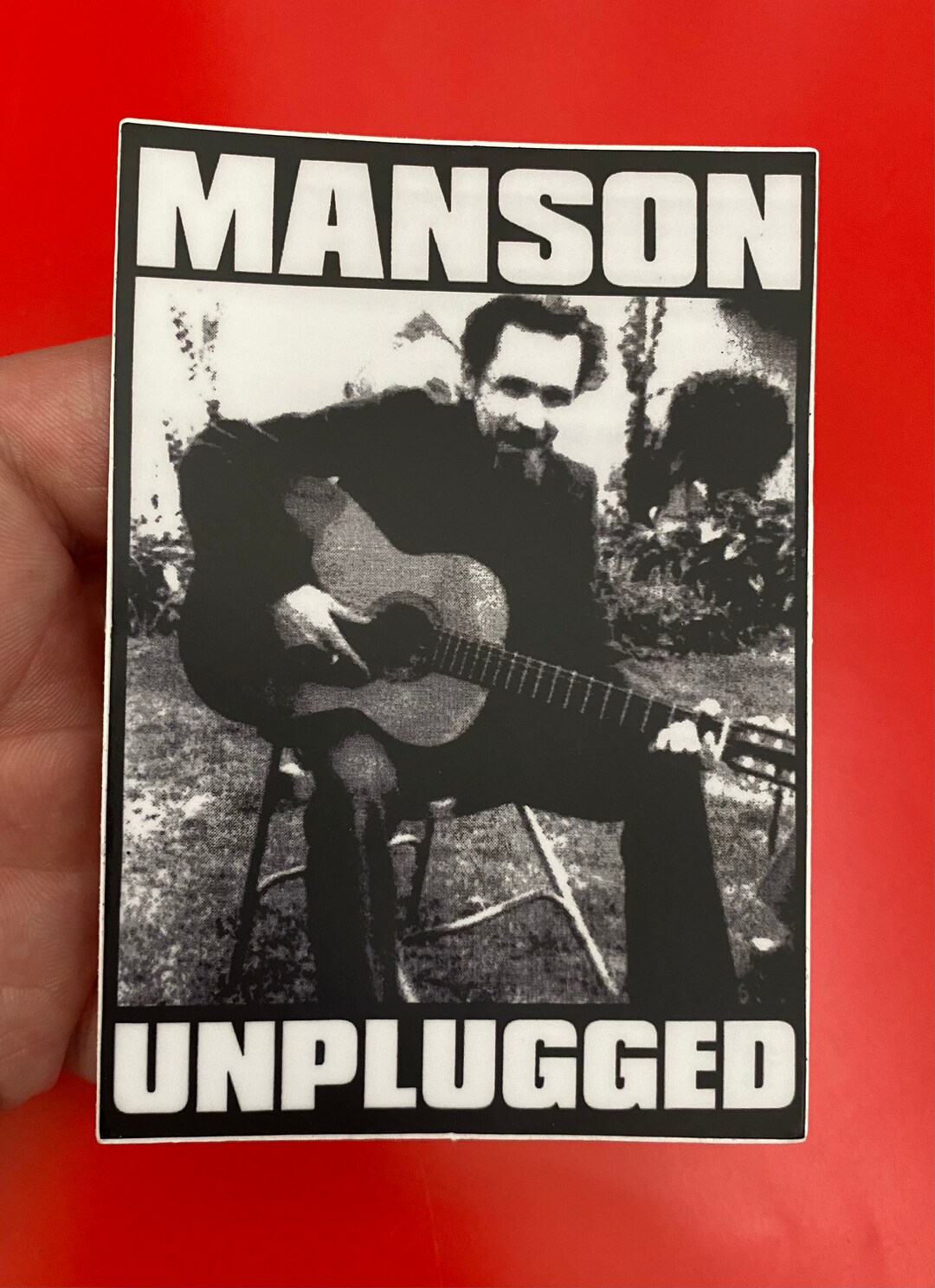 Charlie Unplugged Vinyl Sticker Huge 4 Inches FREE USA Shipping - Etsy