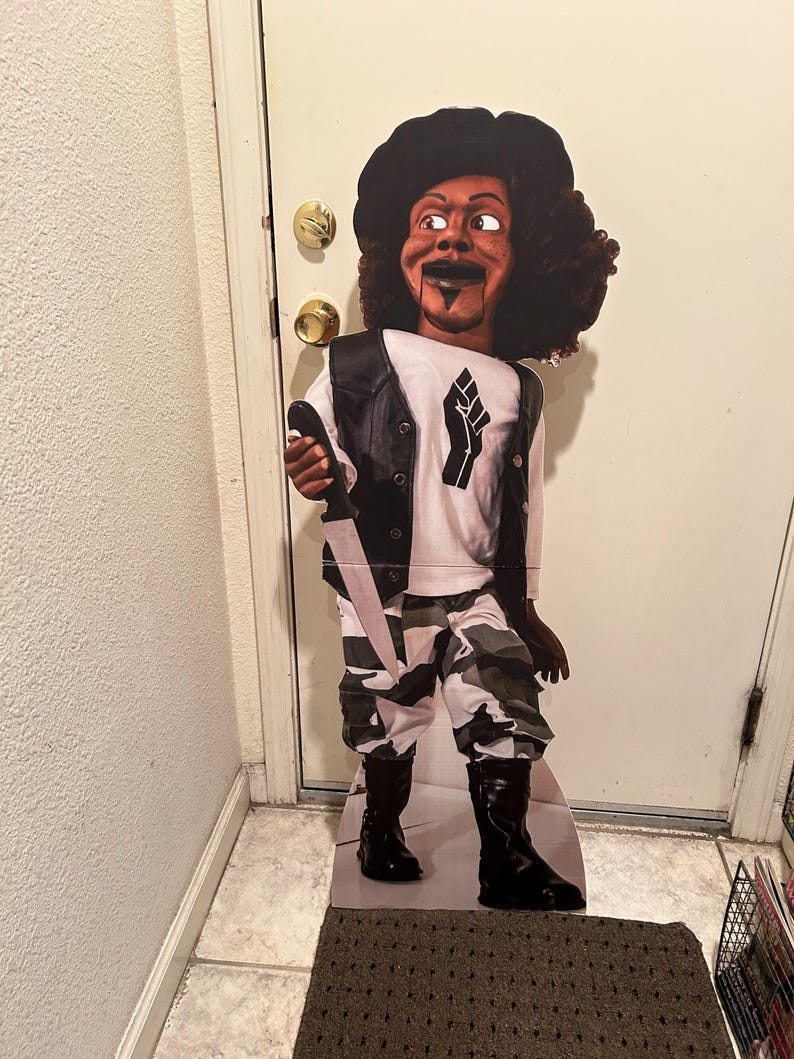 Black Devil Doll 4 Foot Tall Cardboard Standee! Amazing! Folds up ...