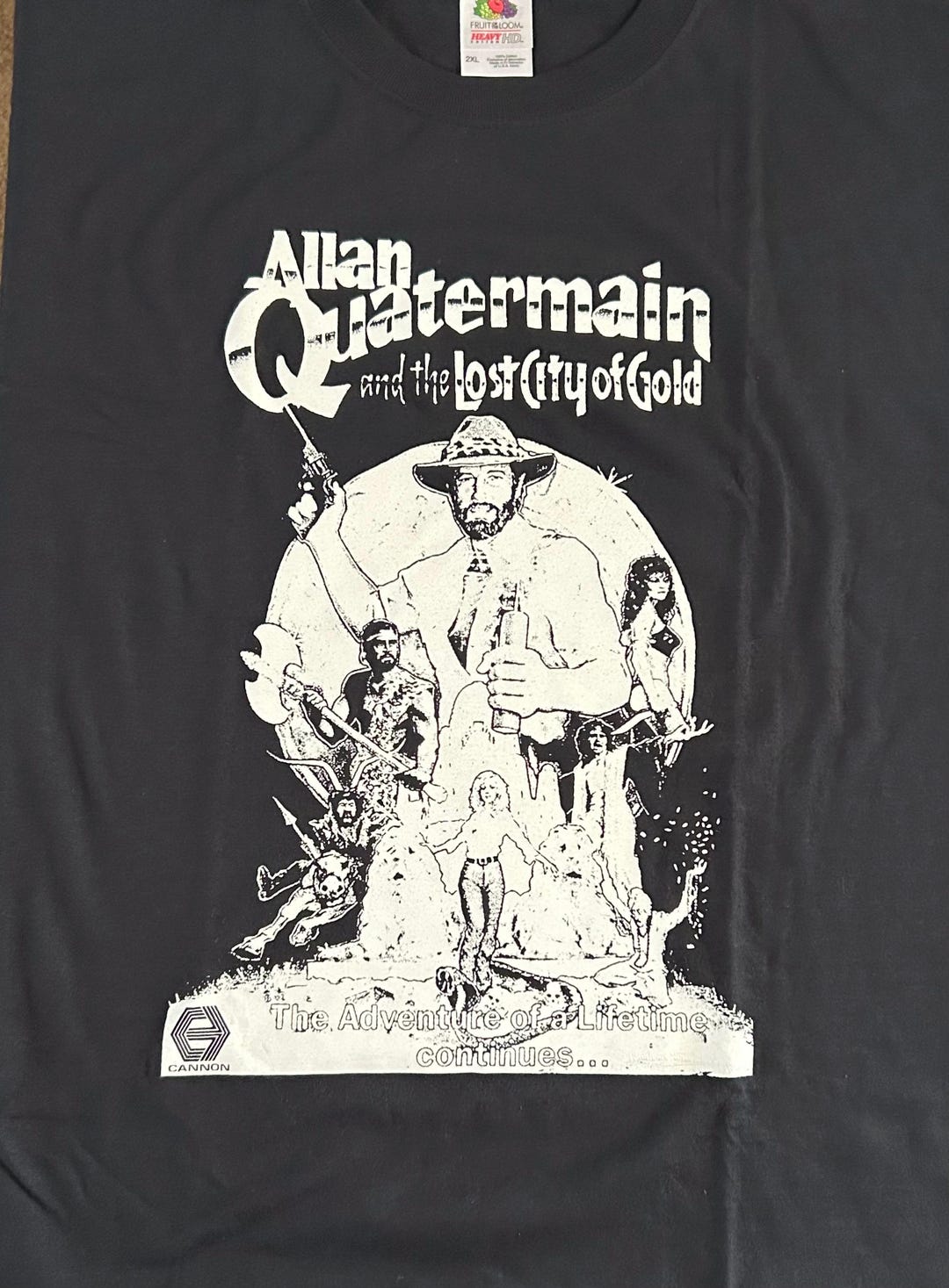 XXL Allan Quartermain T-shirt! Original Rotten Cotton Hand Screen ...