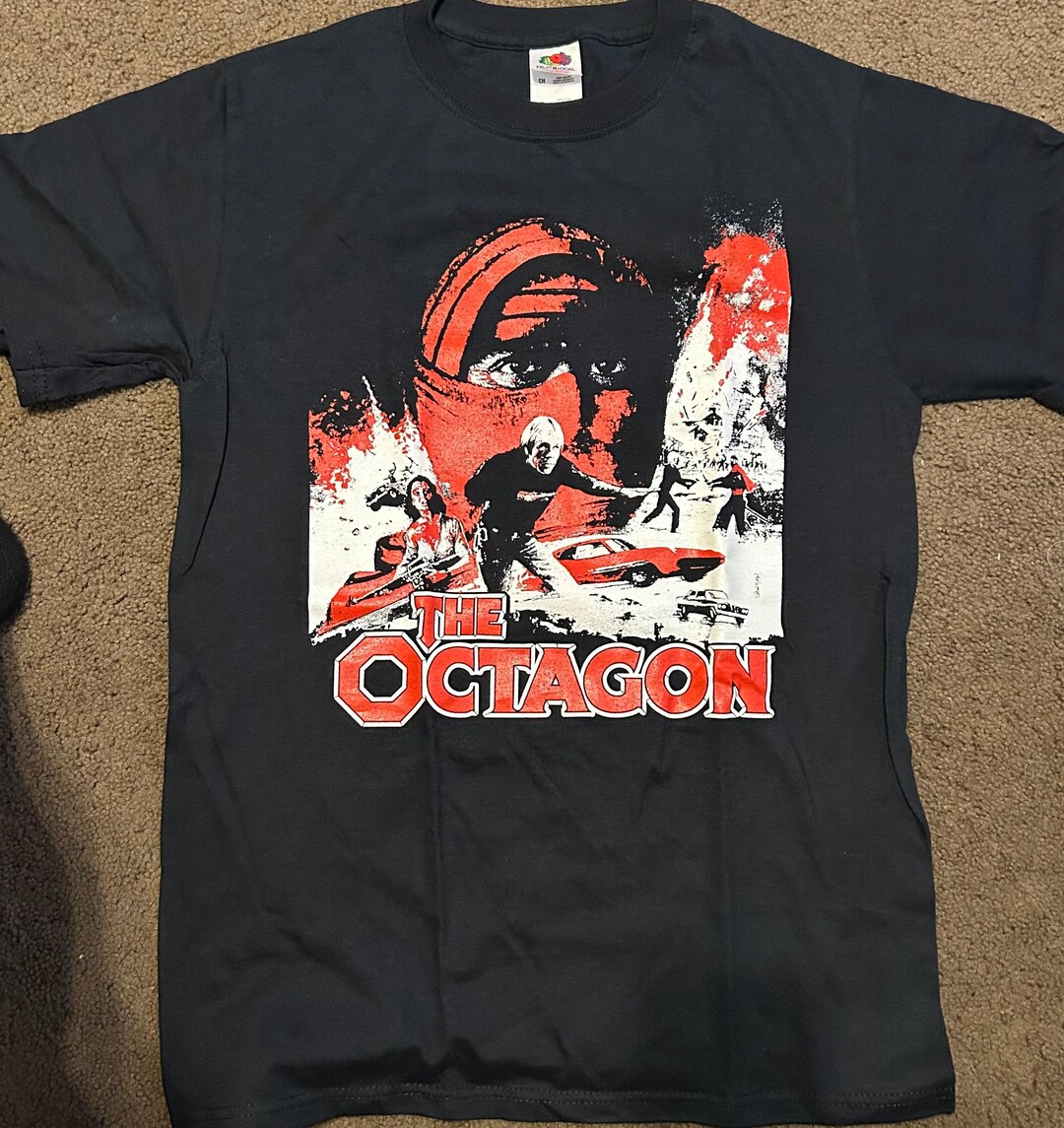 Small Octagon T-shirt! Original Rotten Cotton Hand Screen Printed. Old ...