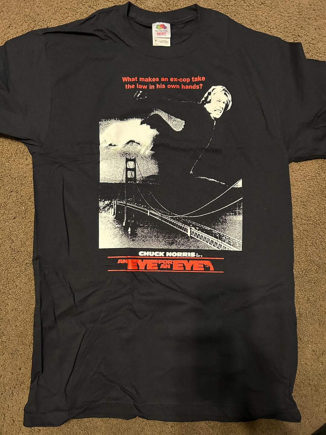 Small Eye for an Eye Shirt! Original Rotten Cotton Hand Screen Printed ...