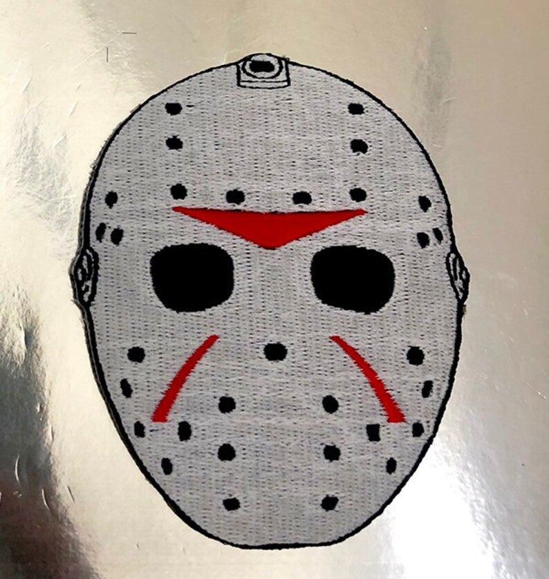 Friday the 13th Jason Voorhees Embroidered Iron-on Patch - Etsy