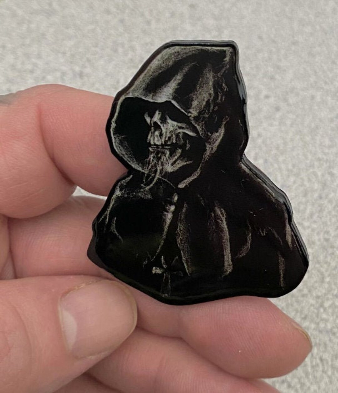 Blind Dead Enamel Pin Special Heavy Black Metal Epoxy 2 Inches Tall - Etsy