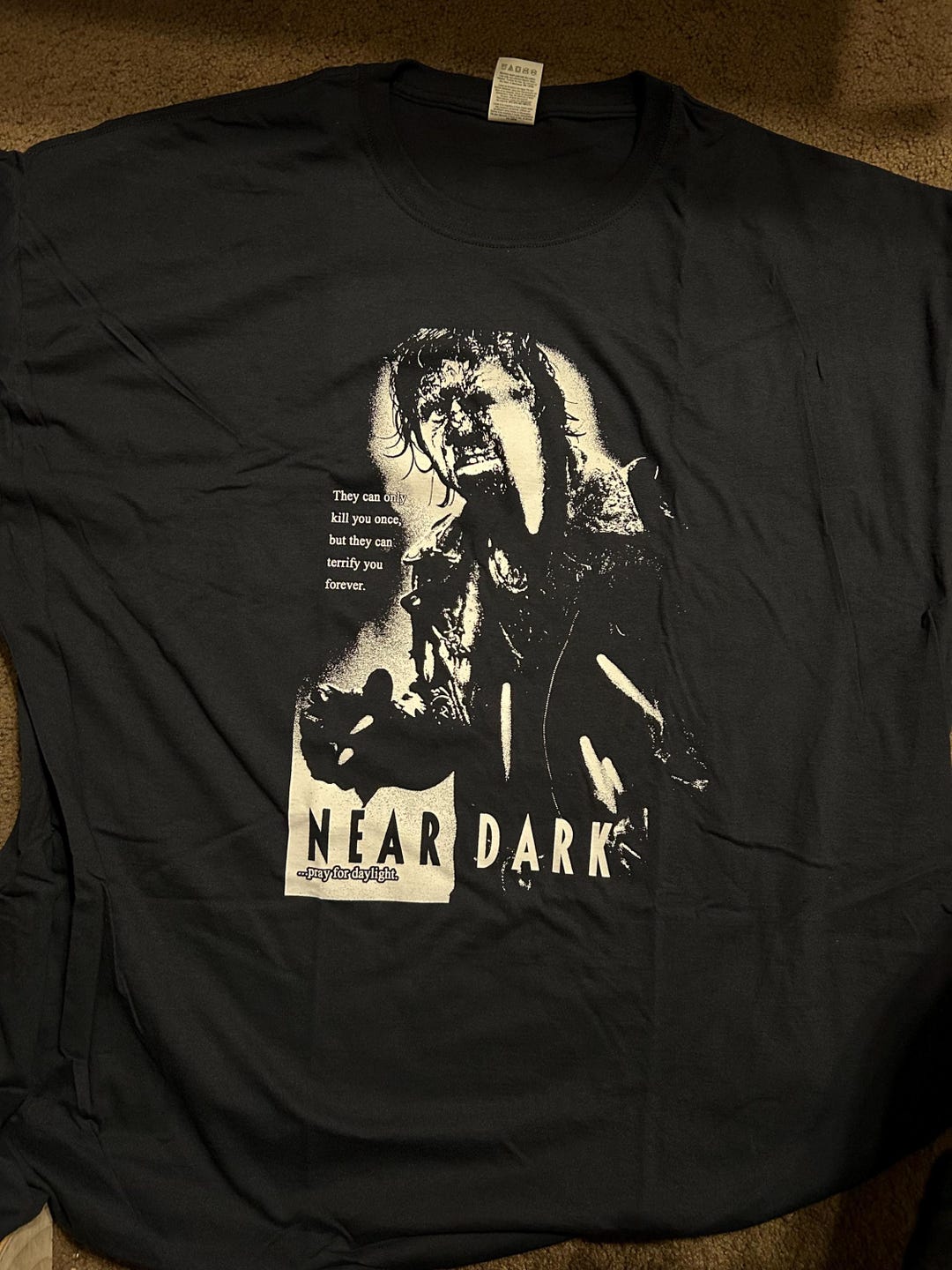 XXXL Near Dark Original Rotten Cotton Hand Screen Printed. Old Stock ...
