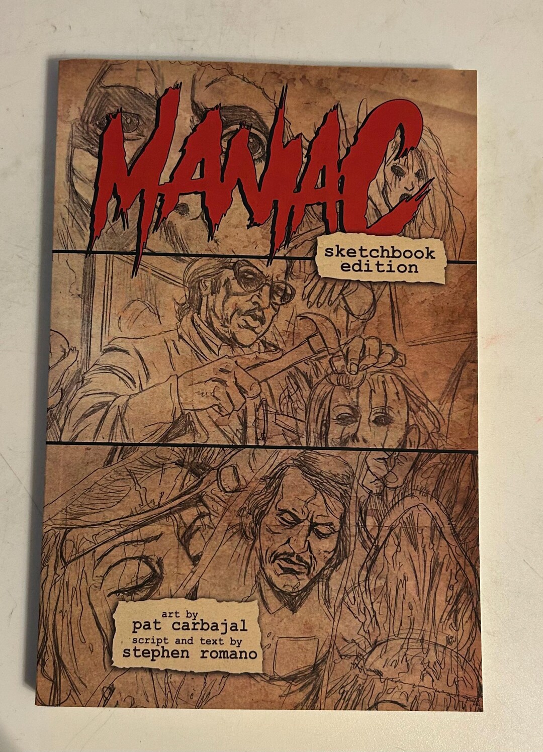 Maniac Sketch Edition Book! All Original Sketches From the Maniac ...