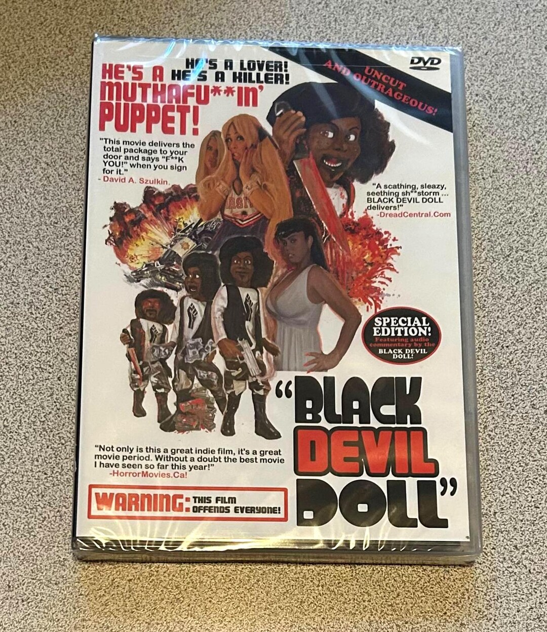 Black Devil Doll DVD Original Still SEALED. - Etsy