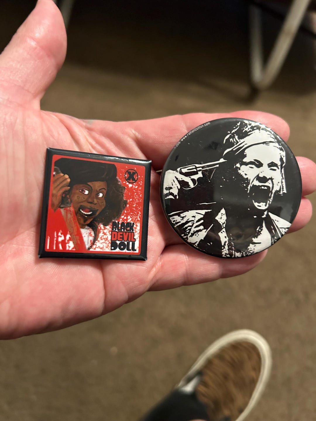 Buttons! One Rotten Cotton and One Black Devil Doll! - Etsy
