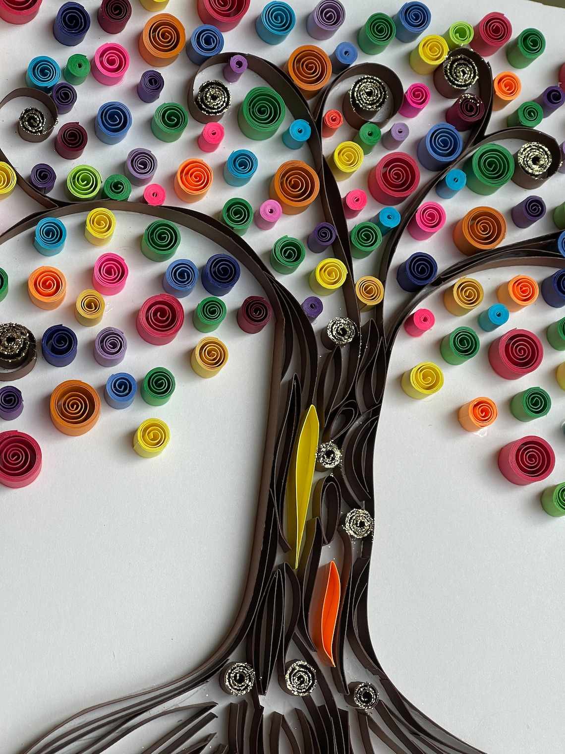 Quilling Paper Tree of Life- Quilling Art - Paper Quilled Tree of Life ...