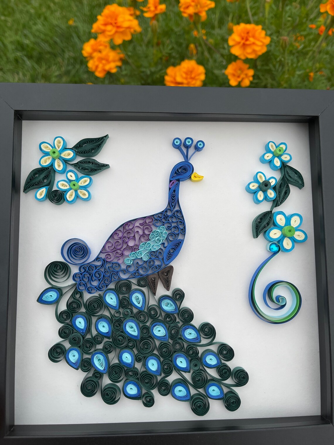 Paper Quilling Wall Art Quilling Art Framed Quilling Art | Etsy
