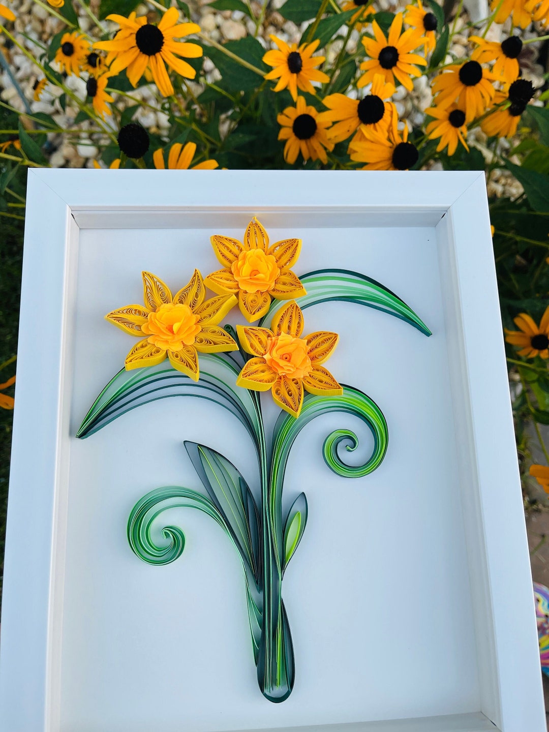Quilling Art - Paper Quilled Flower - Quilling Art Wall Decor ...