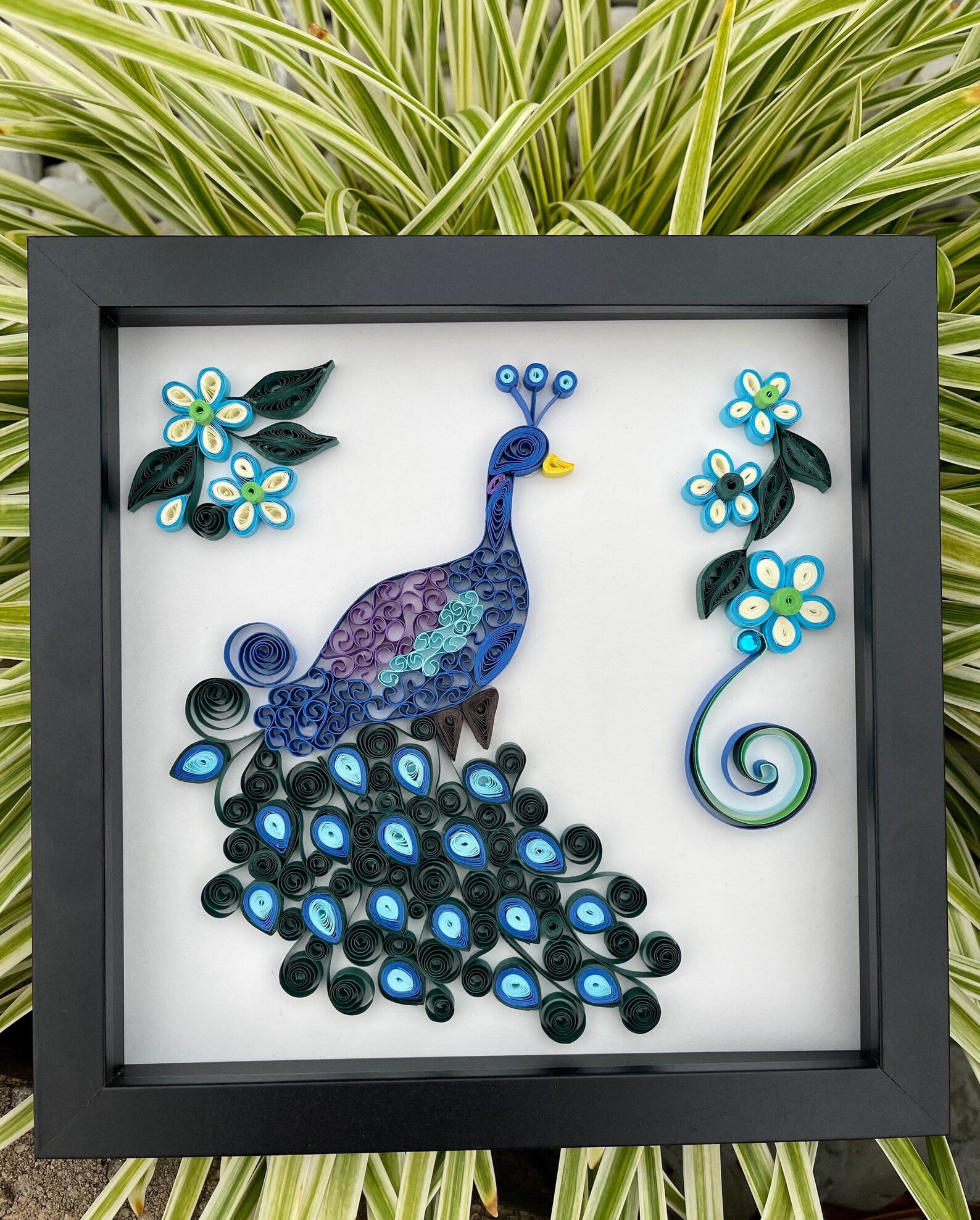 Paper Quilling Wall Art Quilling Art Framed Quilling Art | Etsy