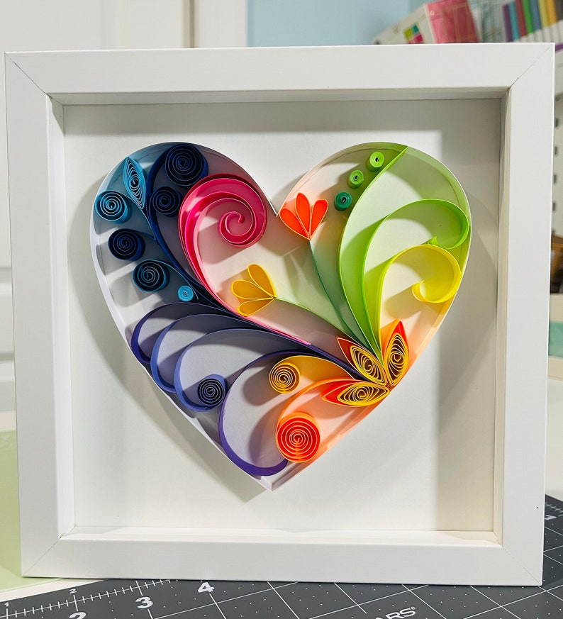 Wall Decor Quilling Quilling Art framed Quilling Art | Etsy