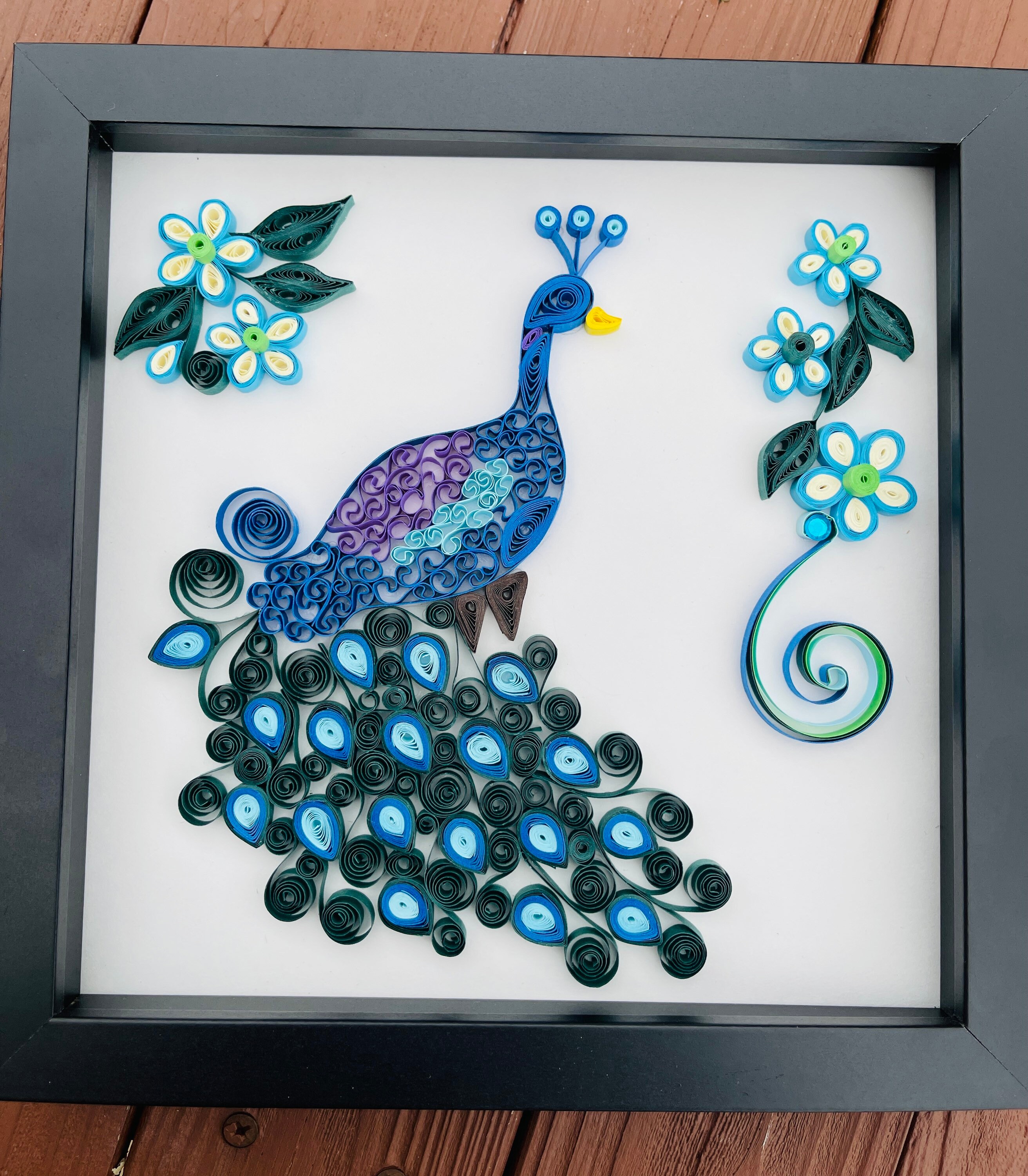 Paper Quilling Wall Art Quilling Art Framed Quilling Art - Etsy