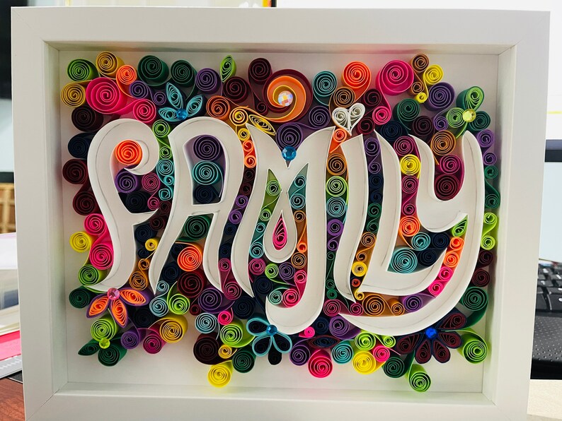 Paper Quilling Wall Art - Paper Quilling Wall Decor - Quilling Art ...