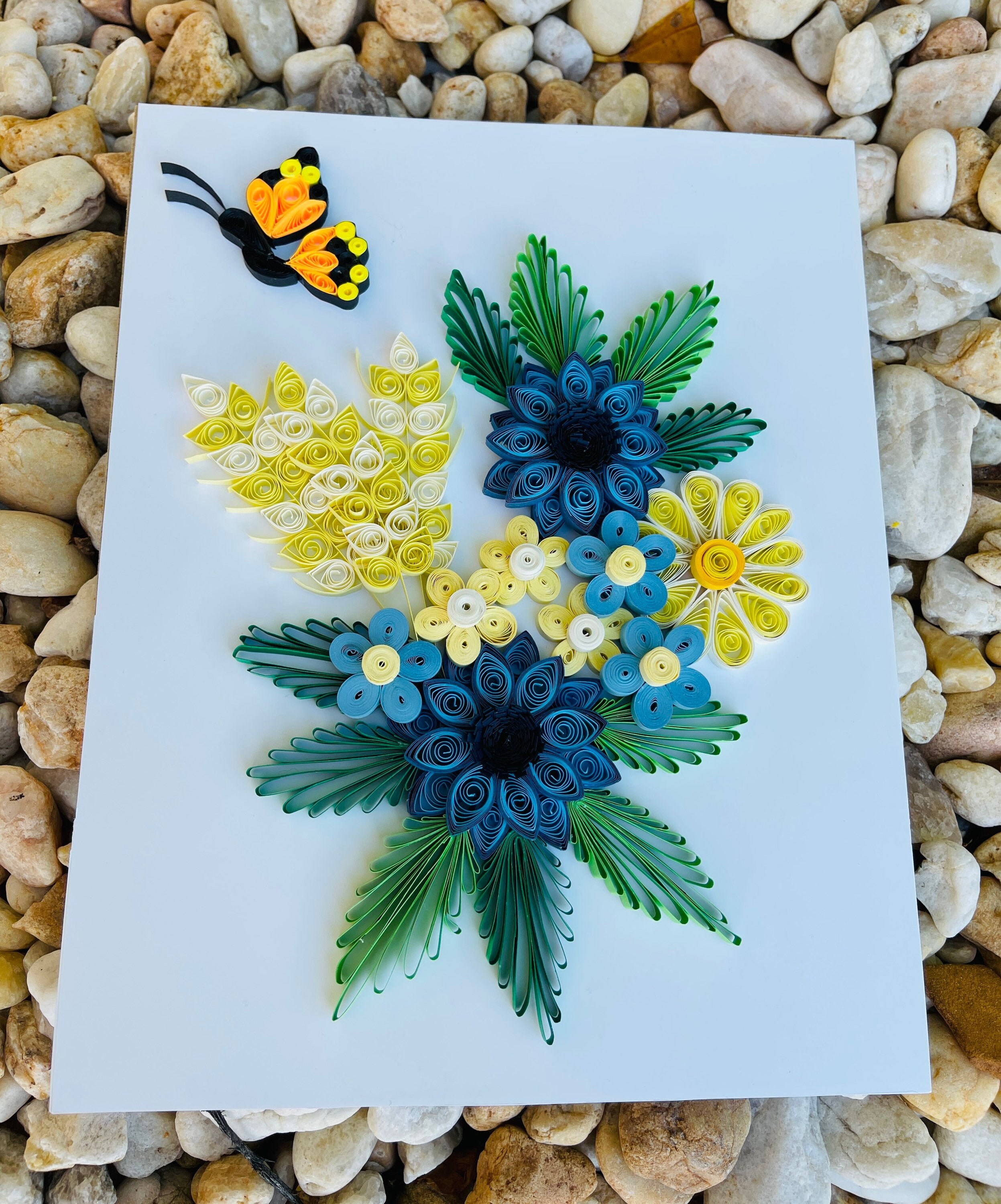 Quilling Art Paper Quilled Flower Wall Decor Quilling | Etsy