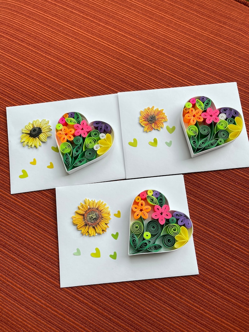 Quilled Magnet Quilling Paper Magnets Handmade Magnet - Etsy