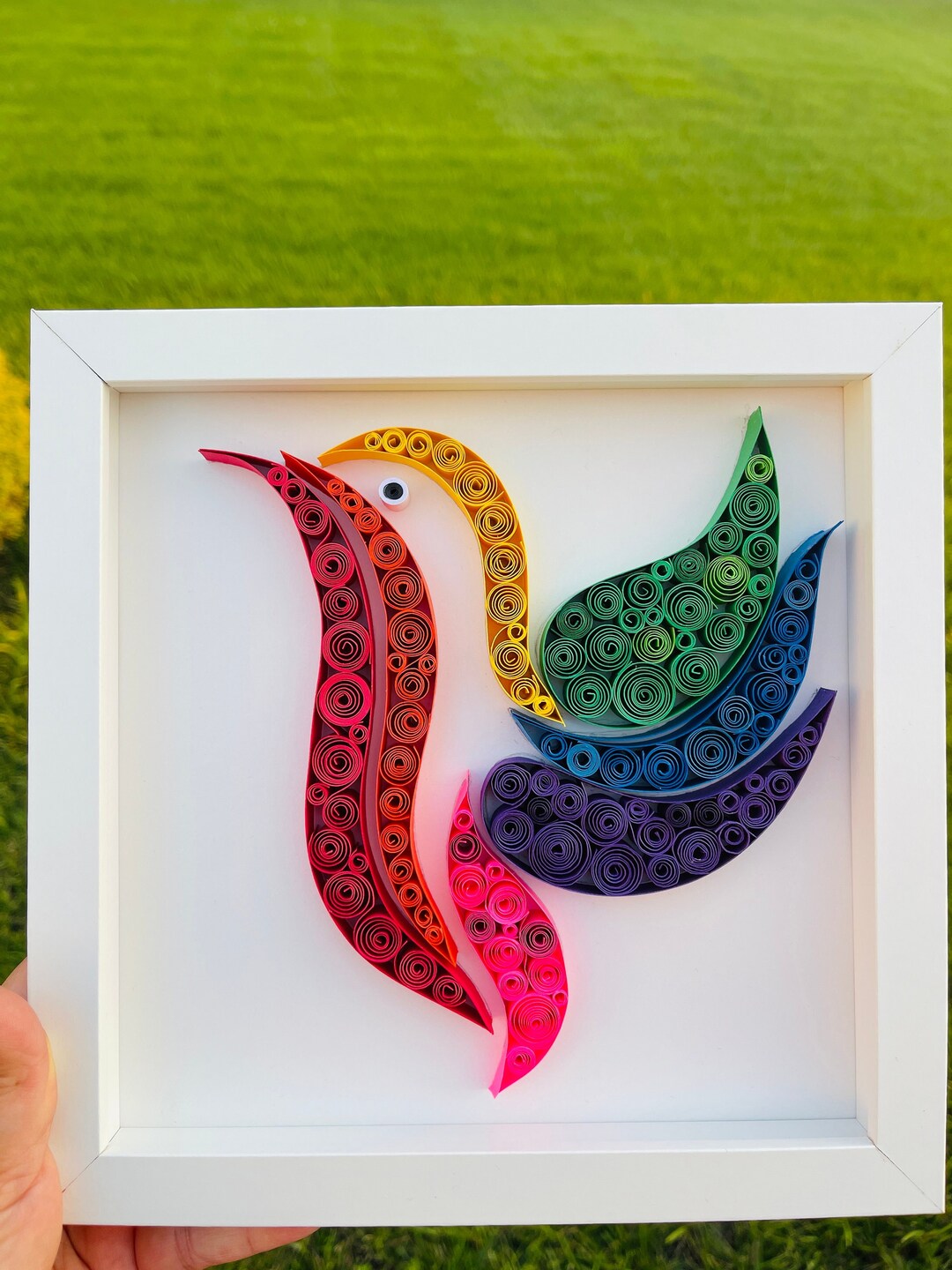 Quilling Art - Quilling Wall Decor -quilling Wall Art - Colorful Wall ...