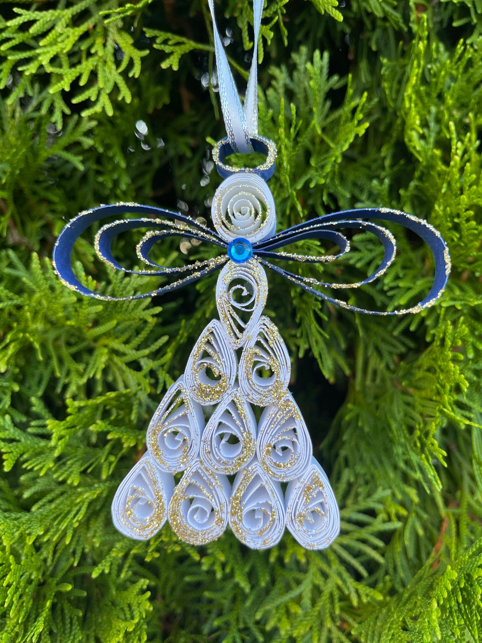 Quilled Angels- Handmade Quilling Ornaments- Quilling Art- Paper ...