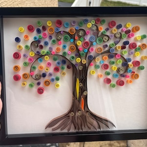 Quilling Paper Tree of Life- Quilling Art - Paper Quilled Tree of Life ...