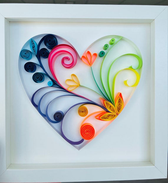 Wall Decor Quilling Quilling Art framed Quilling Art | Etsy