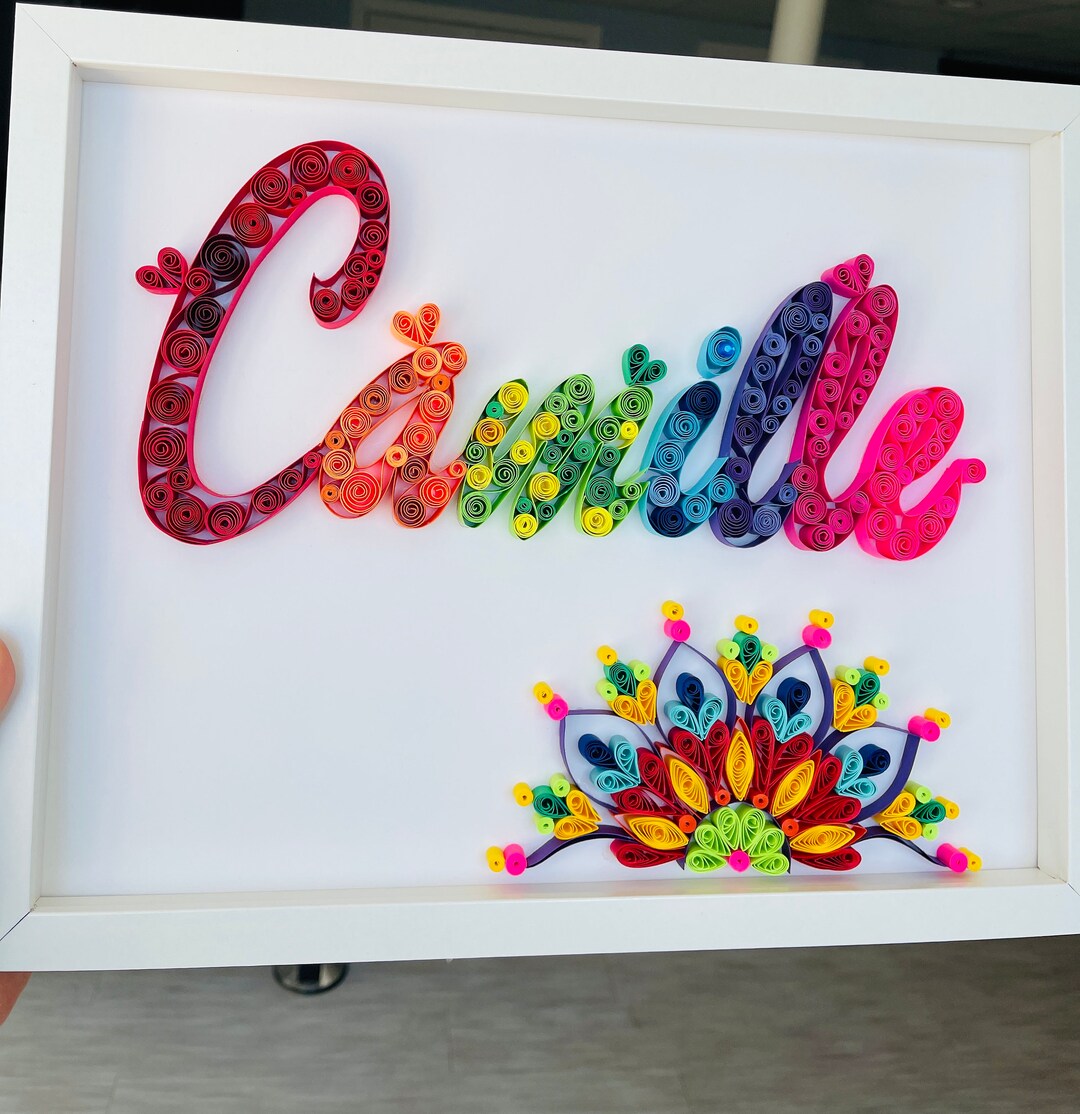 Quilling Art Custom Order Paper Quilling Handmade Quilling-personalized ...