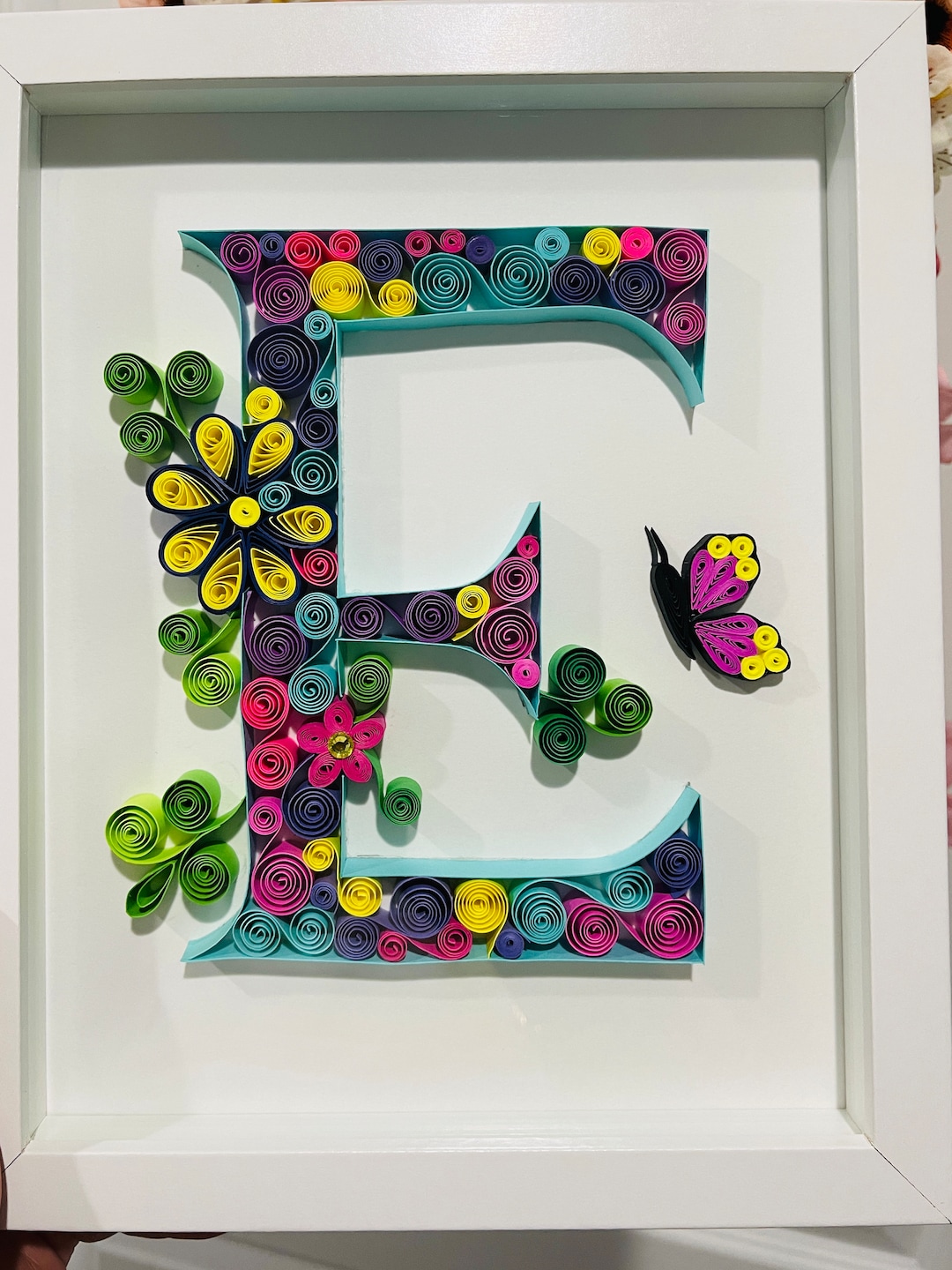 Quilling Letter Art - Quilling Art Wall Decor- Quilling Paper Art ...