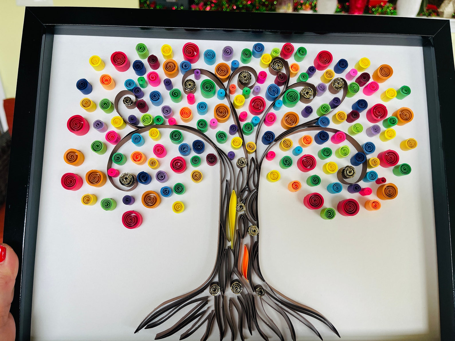 Quilling Paper Tree of Life- Quilling Art - Paper Quilled Tree of Life ...