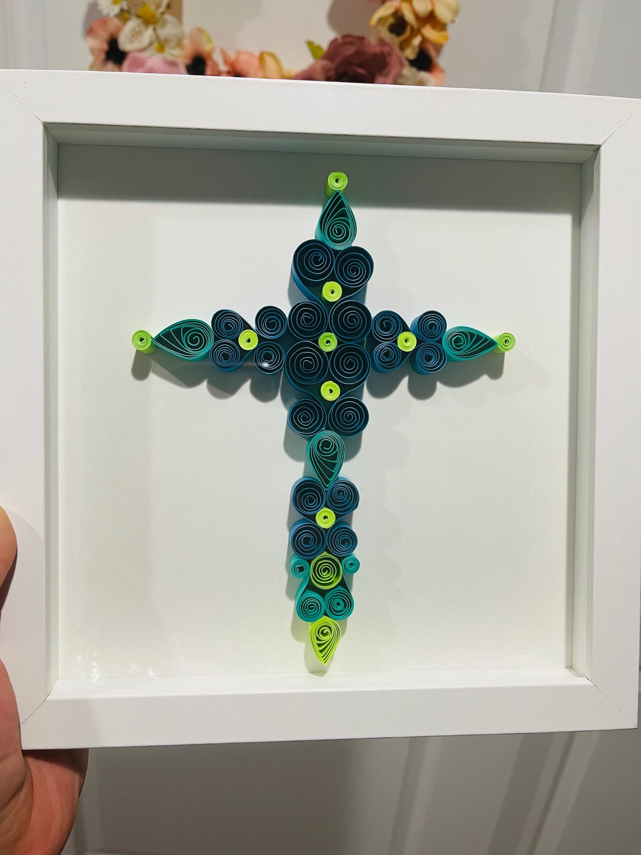 Quilling Art Cross Quilling Paper Cross Handmade | Etsy