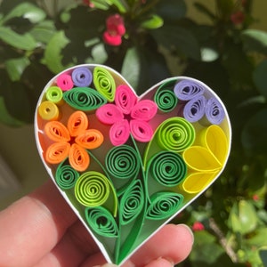 Quilled Magnet Quilling Paper Magnets Handmade Magnet - Etsy