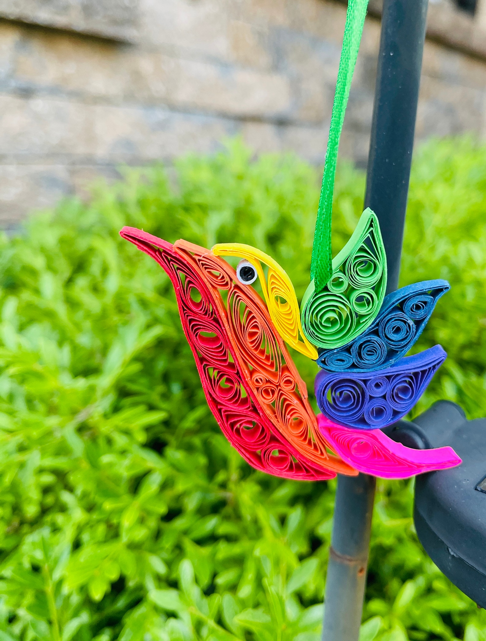 Quilling Art Hummingbird Ornament Hand Made Ornaments Paper Quilling ...