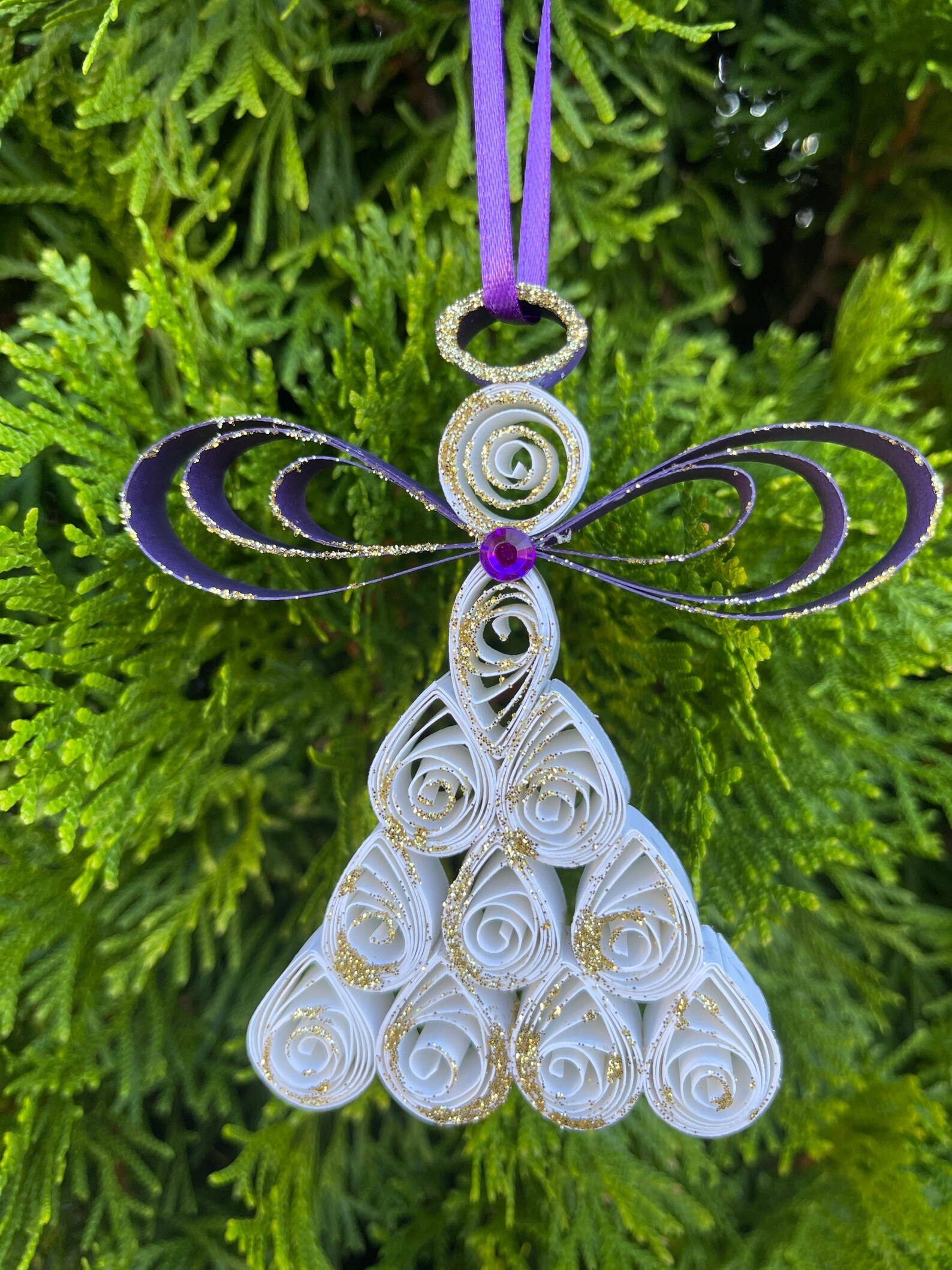Quilled Angels- Handmade Quilling Ornaments- Quilling Art- Paper ...