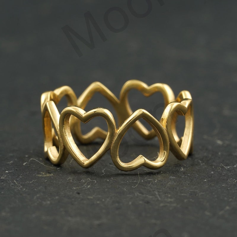 Heart Shaped Ring - Etsy