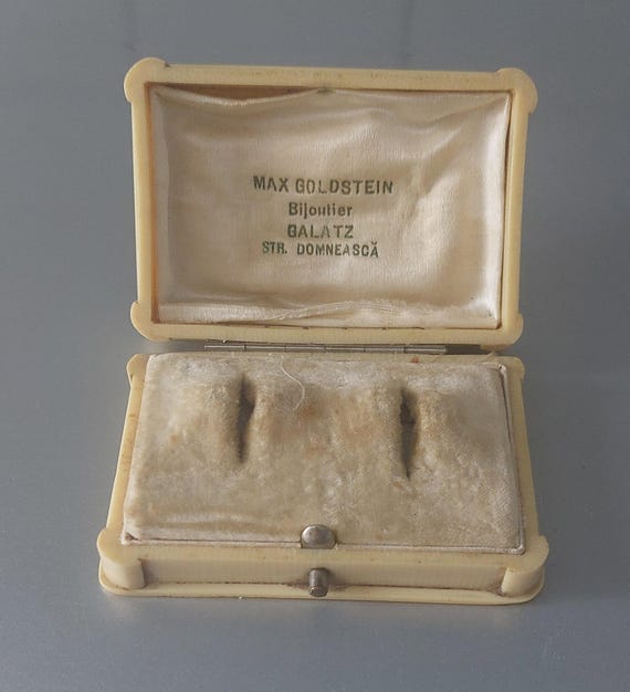 Antique Bakelite Celluloid Jewellery BOX for Wedding … - Gem
