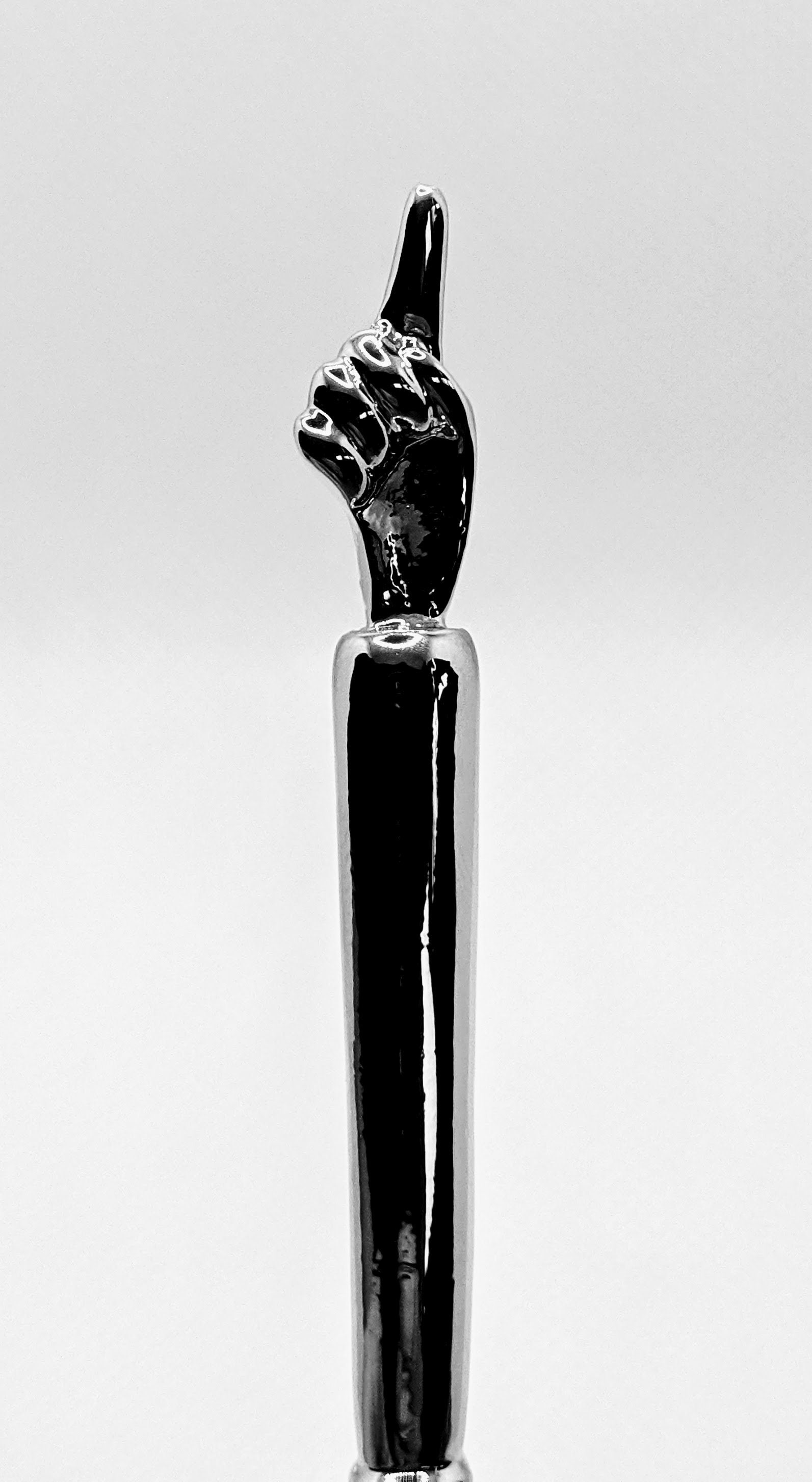 Thorazeiger, Thorafinger BZW. der Jad Groß in einer schönen Silberfarbe ...