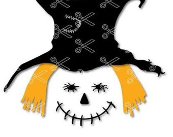 Scarecrow Face Svg | Etsy