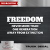 All It Takes is A Convoy Decal, Patriot Decal, Freedom Convoy Decal ...