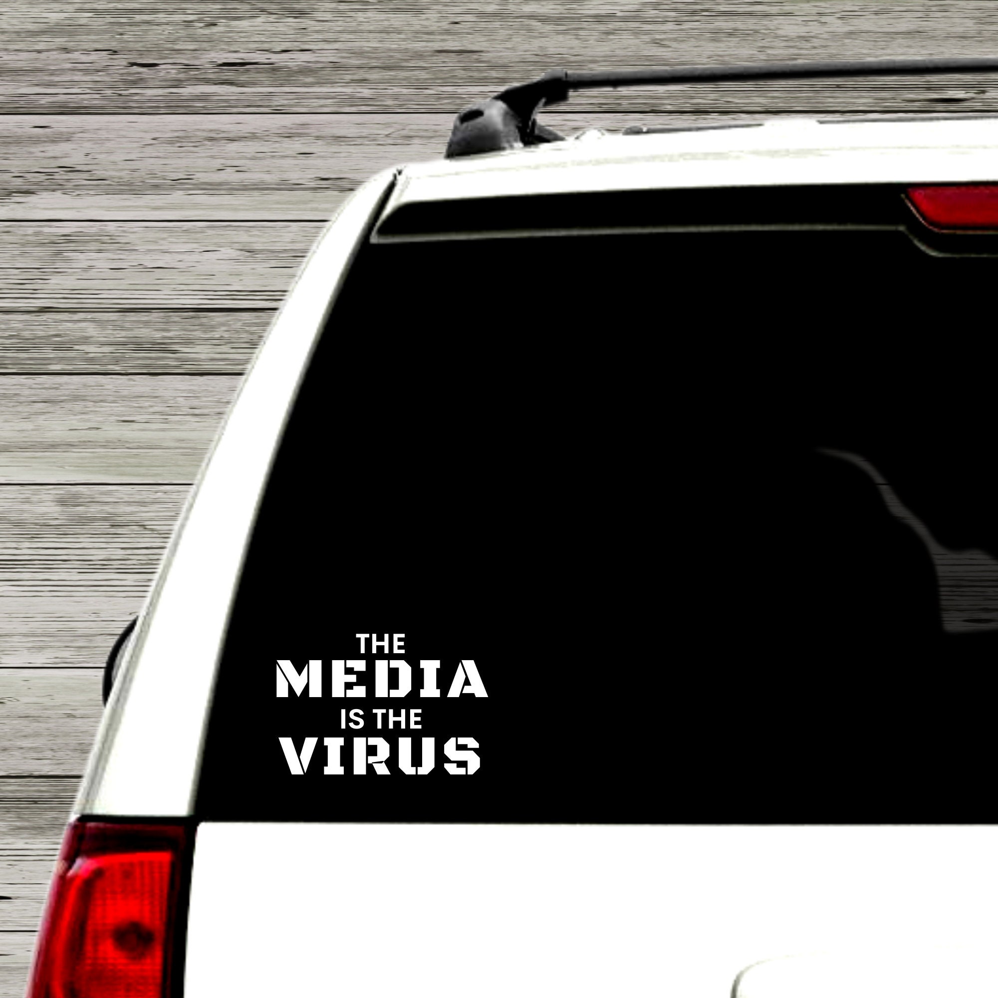 Media is the Virus Decal Patriot Decal Freedom Convoy Decal - Etsy